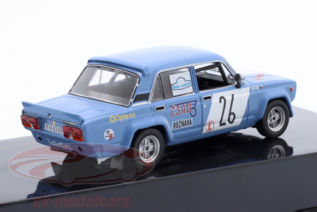 Ixo 1:43 Lada 2105 VFTS #26 corrida Pribram 1986 Rakottyai, Slavik RAC429.22 modelo carro RAC429 ...
