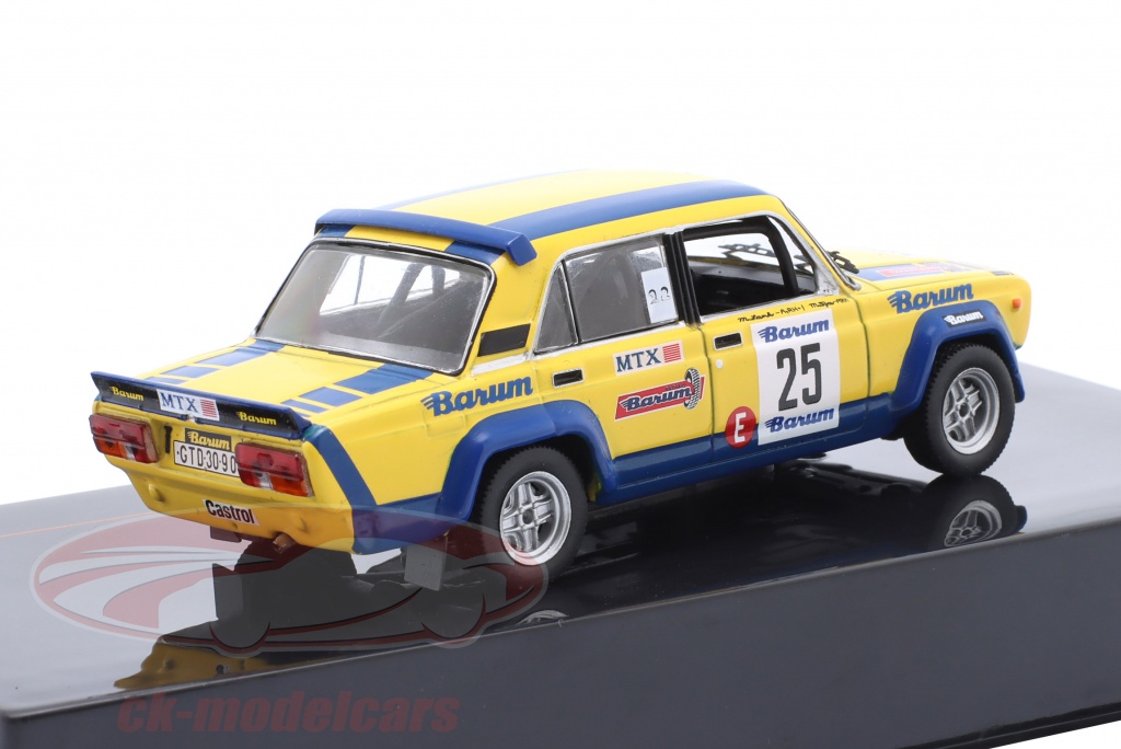 Ixo 1:43 Lada 2105 MTX #25 rally Barum 1983 Lank, Tyce RAC427.22 model ...