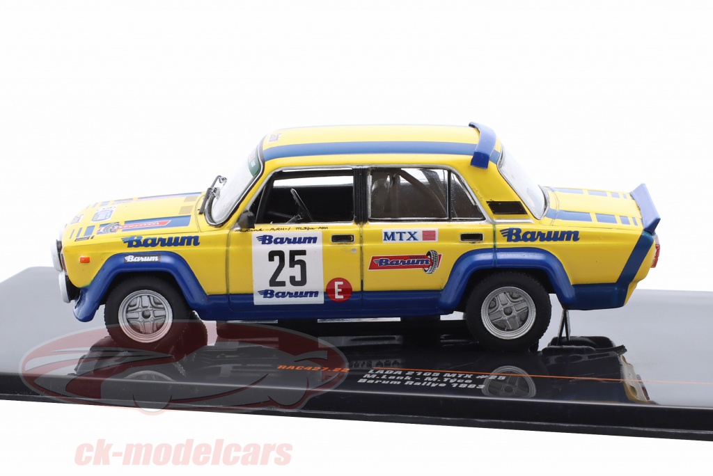 Ixo 1:43 Lada 2105 MTX #25 rally Barum 1983 Lank, Tyce RAC427.22 model car RAC427.22 4895102341573