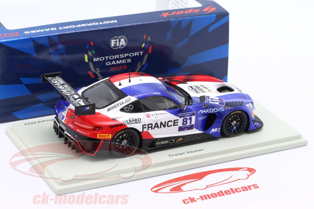 Spark 1:43 Mercedes-Benz AMG GT3 #81 GT Sprint Cup Paul Ricard 2022 ...