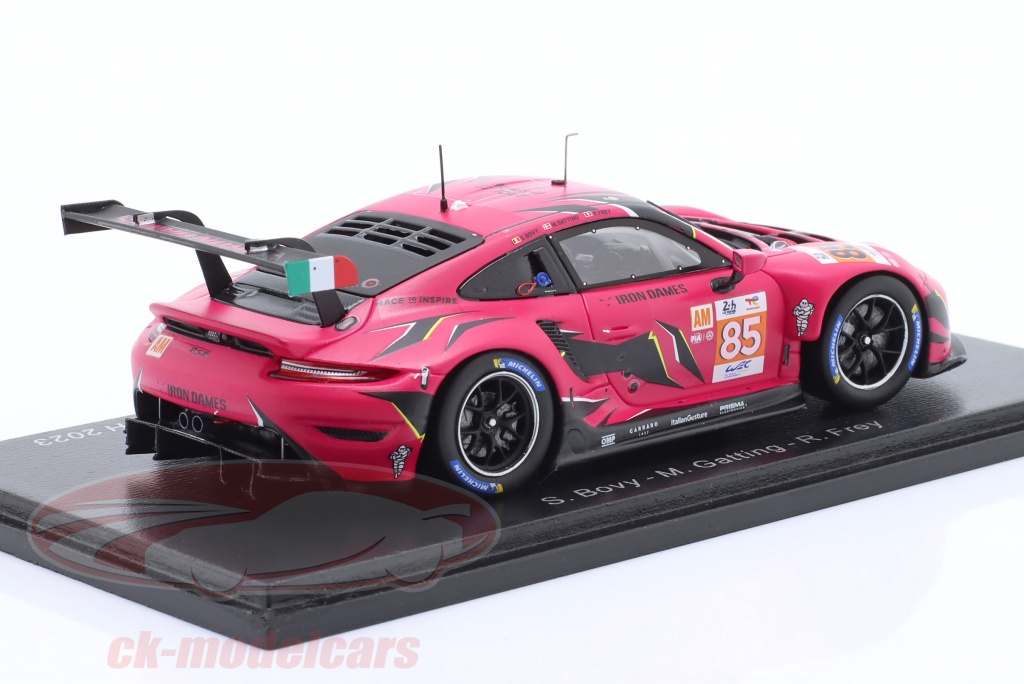 Spark 1:43 Porsche 911 RSR #85 24h LeMans 2023 Bovy, Frey, Gatting S8766 モデル 車 S8766 9580006987662