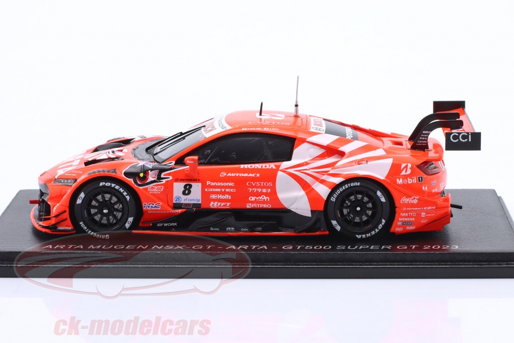Spark 1:43 Honda NSX-GT #8 Super GT Series 2023 Nojiri, Oyu SGT053 modelo coche SGT053 9581677300538
