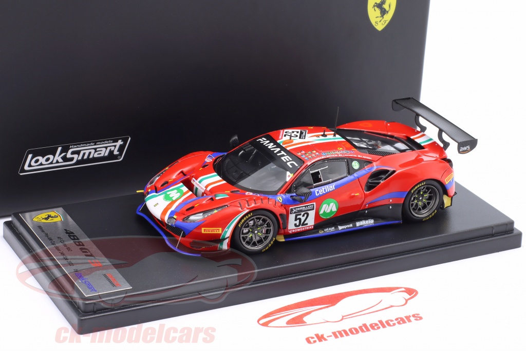 LookSmart 1:43 Ferrari 488 GT3 #52 победитель Pro-Am-Cup 24h Spa 2022 ...