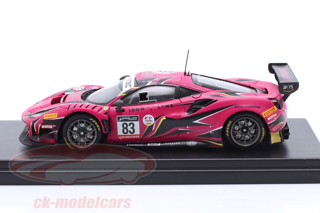 LookSmart 1:43 Ferrari 488 GT3 #83 vincitore Gold-Cup 24h Spa 2022 Iron ...