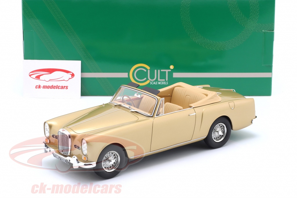 Cult Scale Models 1:18 Alvis TE21 DHC year 1963-1966 gold metallic ...