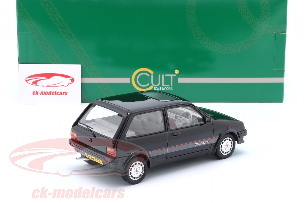Cult Scale Models 1:18 MG Metro Turbo 建设年份 1986-1990 黑色的 CML170-2 模型 汽车 ...
