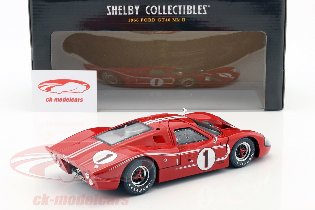 Shelby Collectibles 1:18 Ford GT40 MK IV #1 24h LeMans 1967 Gurney ...
