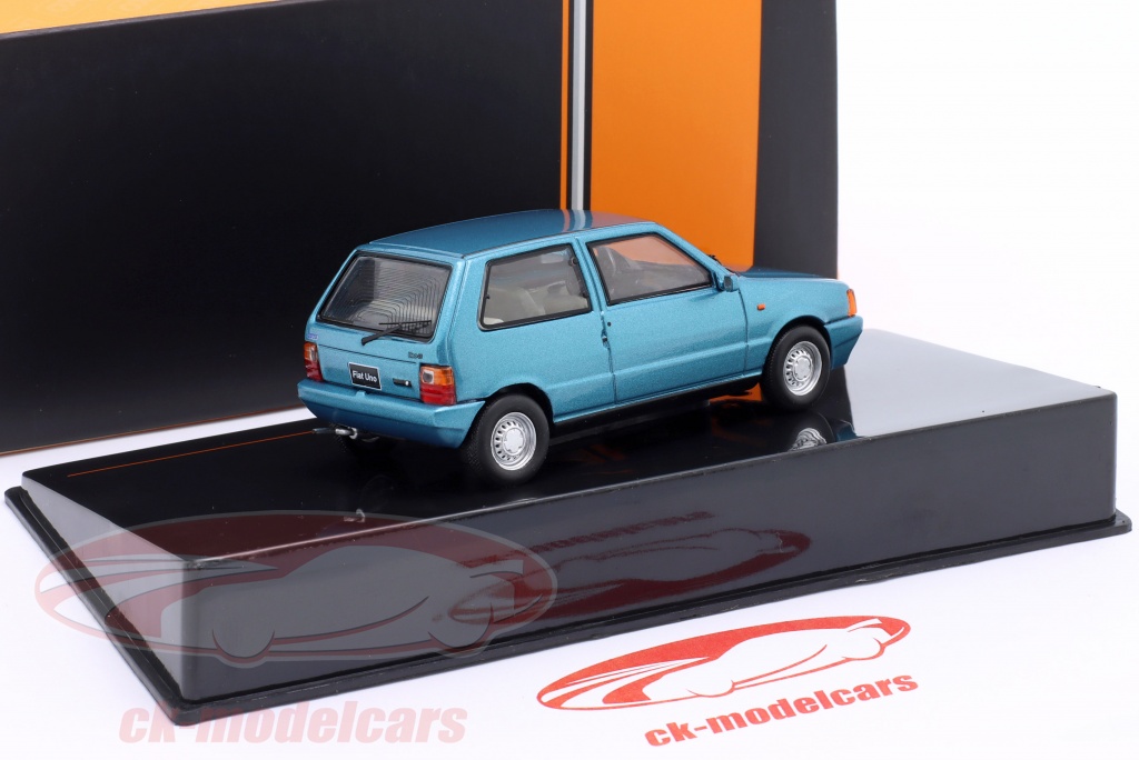 Ixo 1:43 Fiat Uno year 1983 blue metallic CLC524N.22 model car CLC524N ...