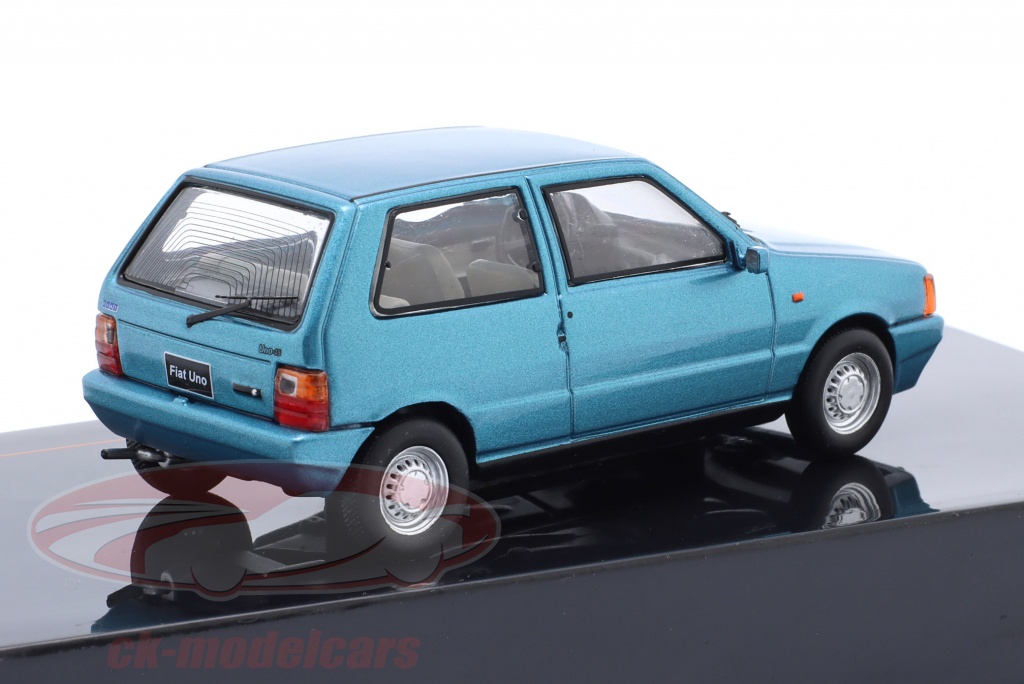 Ixo 1:43 Fiat Uno year 1983 blue metallic CLC524N.22 model car CLC524N ...