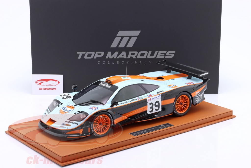 TopMarques 1:12 McLaren F1 GTR Longtail #39 24h LeMans 1997 Gulf Team ...