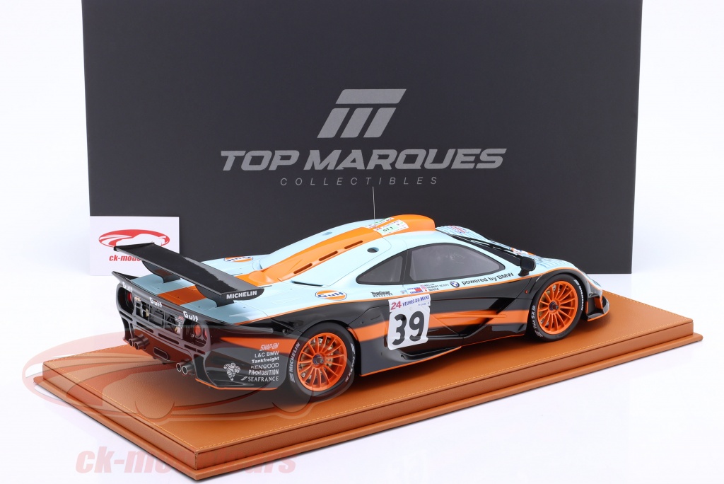 TopMarques 1:12 McLaren F1 GTR Longtail #39 24h LeMans 1997 Gulf Team ...