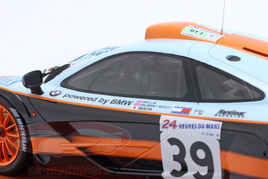 TopMarques 1:12 McLaren F1 GTR Longtail #39 24h LeMans 1997 Gulf Team ...