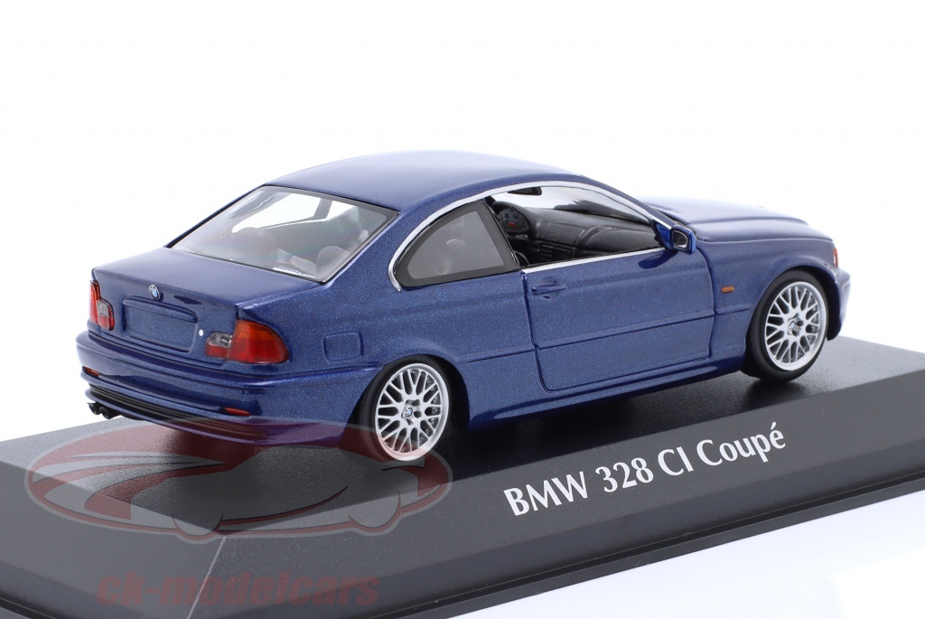 Minichamps 1:43 BMW 3 Series 328 Ci 轿跑车 (E46) 建设年份 1999 蓝色的 金属的 ...