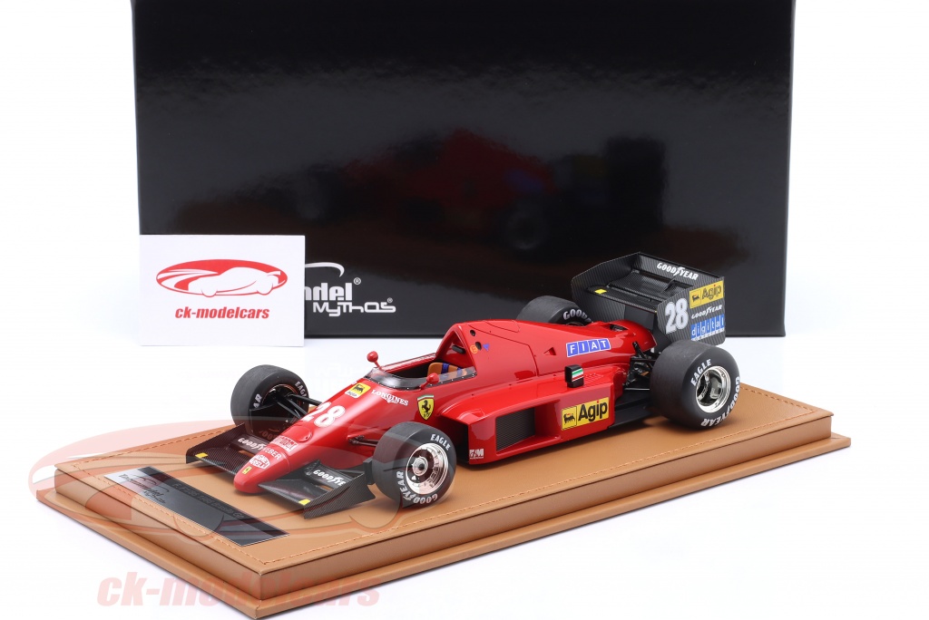 Tecnomodel 1:18 Stefan Johansson Ferrari F1/86 #28 巴西 GP 公式 1 1986 TM18 ...
