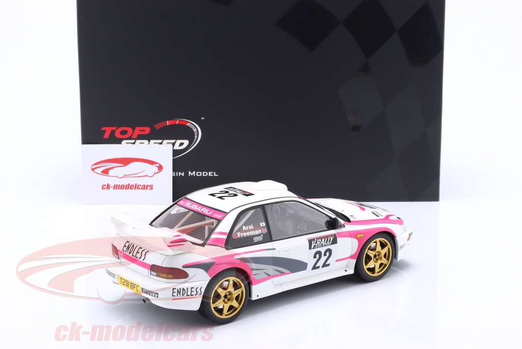 True Scale 1:18 Subaru Impreza S5 #22 集会 Tour de Corse 1999 Arai ...