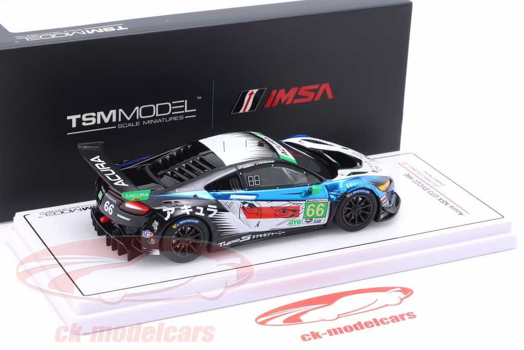 True Scale 1:43 Acura NSX GT3 #66 IMSA Long Beach 2022 Farnbacher ...