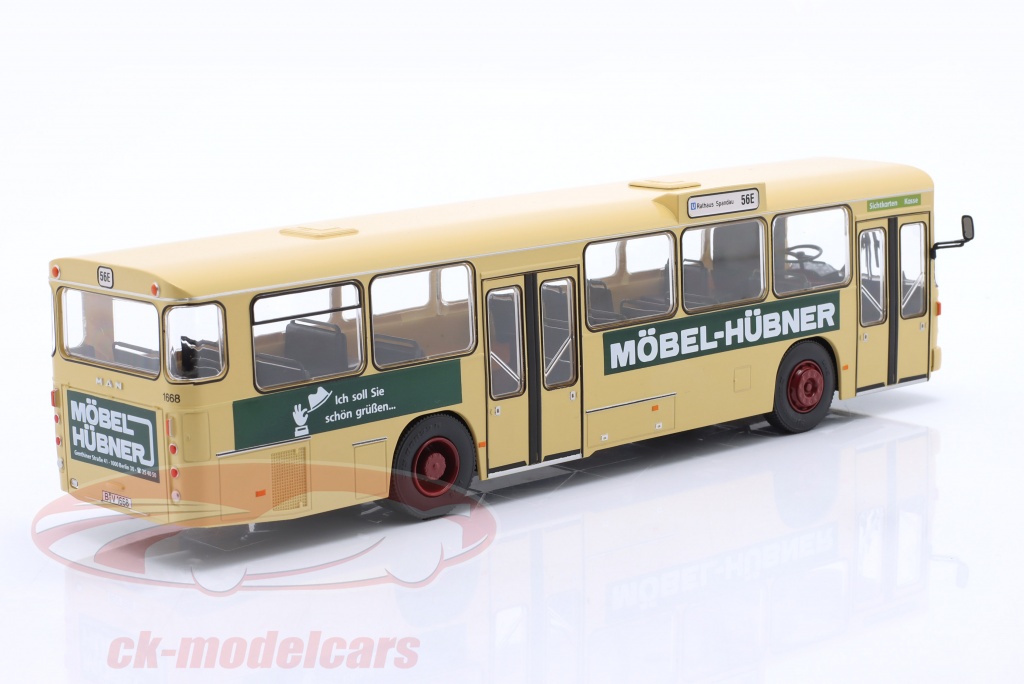 Premium Classixxs 1:43 MAN SL 200 公共汽车 Berliner Verkehrsbetriebe 浅褐色的 ...