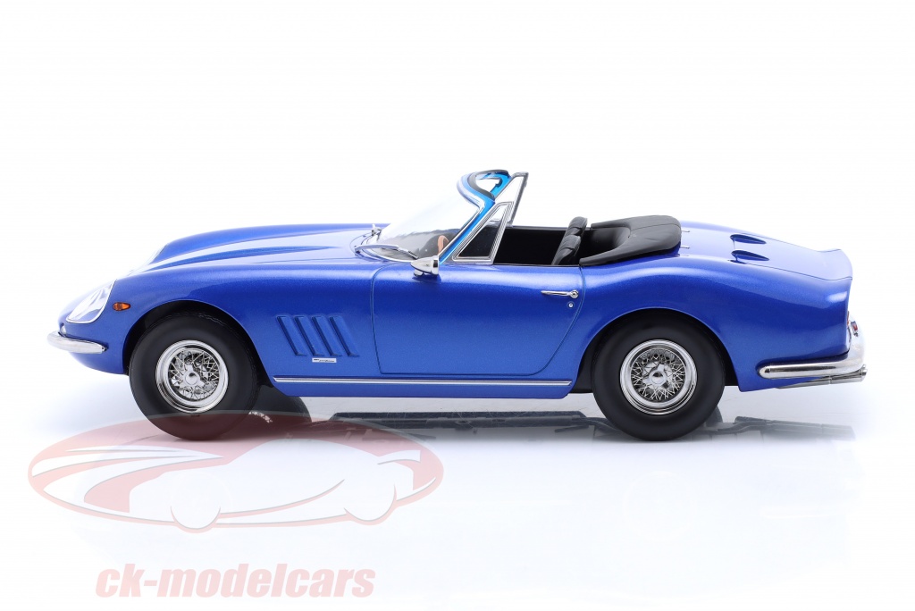 KK-Scale 1:18 Ferrari 275 GTB/4 NART Spyder Byggeår 1967 blå metallisk ...