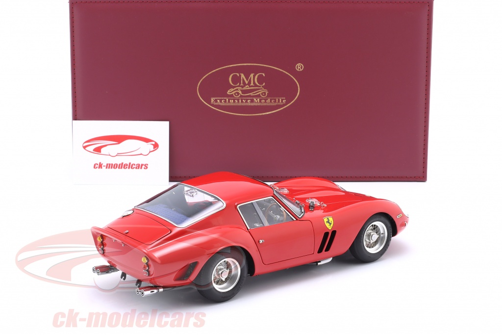 CMC 1:18 Ferrari 250 GTO RHD London Motor Show 1962 Ron Fly M-256 ...