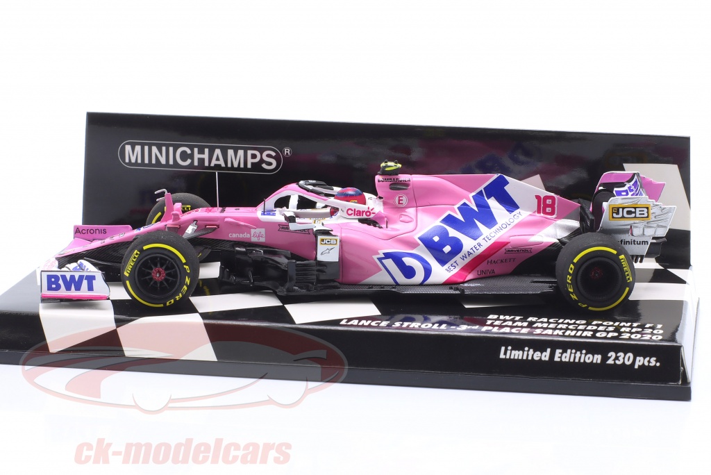 Minichamps 1:43 Lance Stroll Racing Point RP20 #18 3rd サクヒール GP 式 1 ...