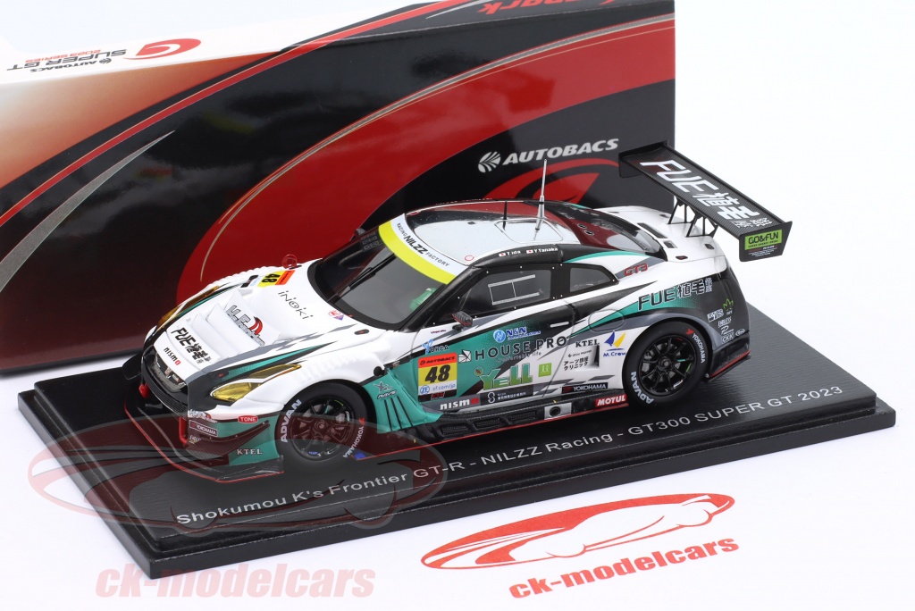 Spark 1:43 Nissan GT-R Nismo GT3 #48 Super GT Series 2023 NILZZ Racing SGT080 modèle voiture ...