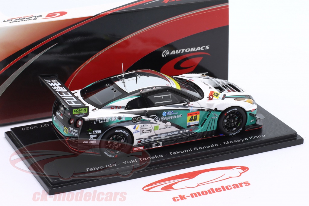 Spark 1:43 Nissan GT-R Nismo GT3 #48 Super GT Series 2023 NILZZ Racing SGT080 modèle voiture ...