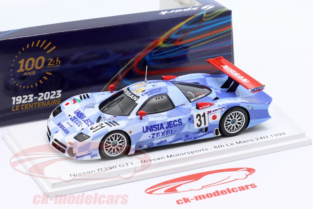 Spark 1:43 Nissan R390 GT1 #31 6th 24h LeMans 1998 Nissan Motorsports S3631 model car S3631 ...
