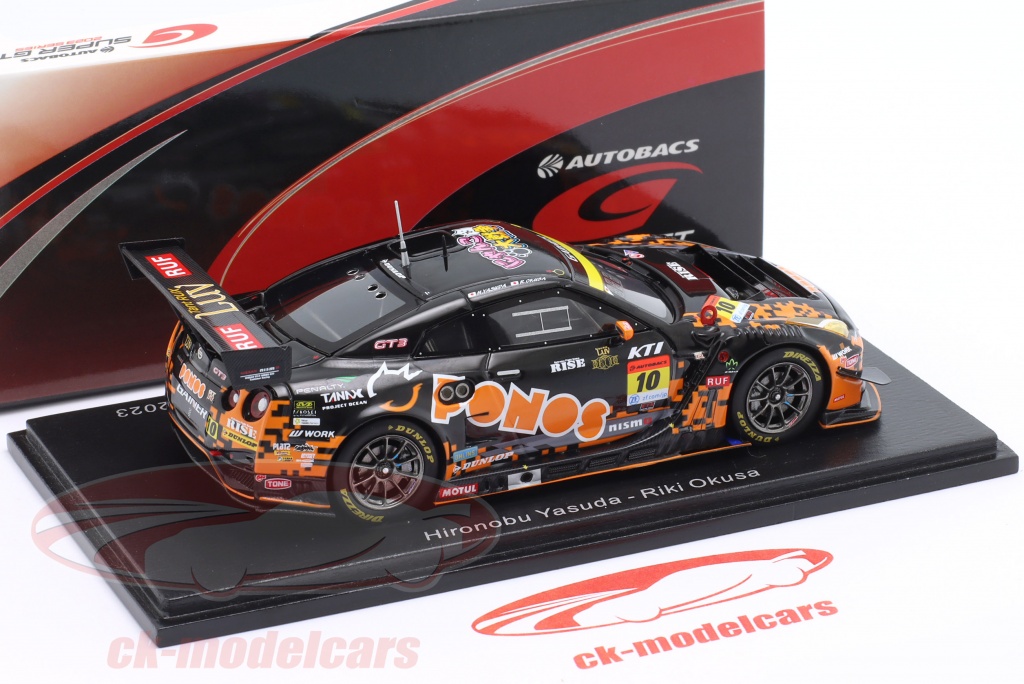 Spark 1:43 Nissan GT-R Nismo GT3 #10 Super GT Series 2023 H.Yasuda, R.Okusa SGT071 model car ...