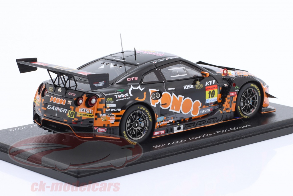 Spark 1:43 Nissan GT-R Nismo GT3 #10 Super GT Series 2023 H.Yasuda, R.Okusa SGT071 モデル 車 SGT071 ...