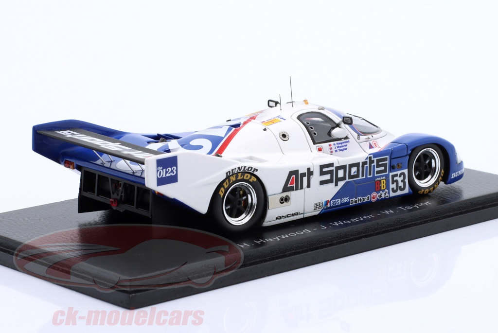 Spark 1:43 Porsche 962C #53 24h LeMans 1991 Team Salamin Primagaz S9890 modèle voiture S9890 ...