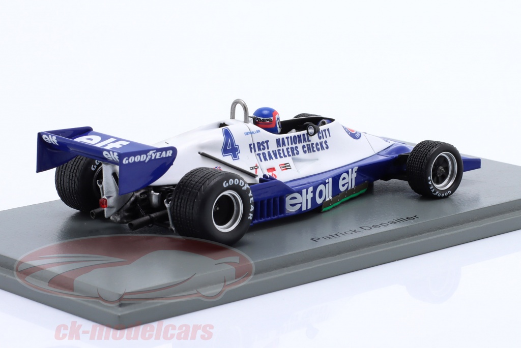 Spark 1:43 Patrick Depailler Tyrrell 008 #4 2ème autrichien GP formule ...