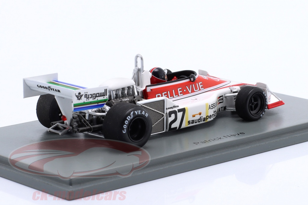 Spark 1:43 Patrick Neve March 761 #27 belga GP formula 1 1977 S7274 ...