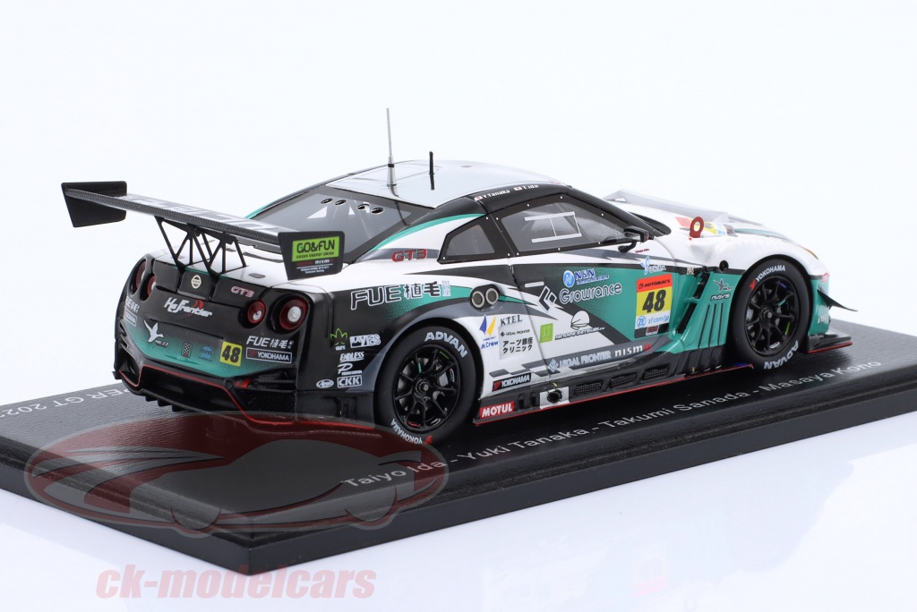 Spark 1:43 Nissan GT-R Nismo GT3 #48 Super GT Series 2023 NILZZ Racing SGT080 modèle voiture ...