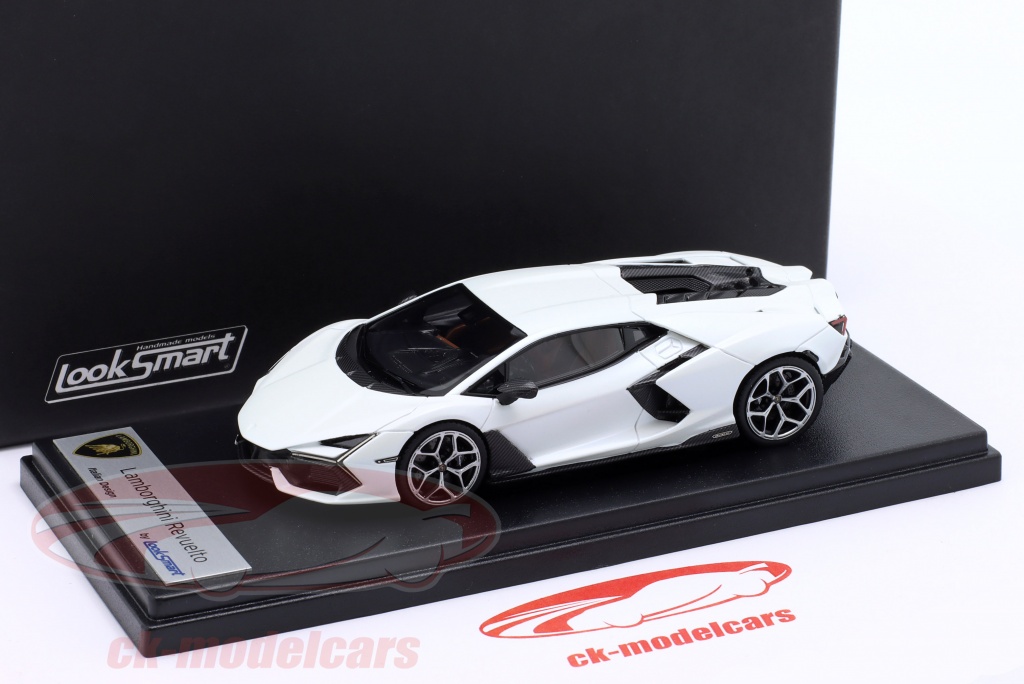 LookSmart 1:43 Lamborghini Revuelto Byggeår 2023 siderale mat hvid ...