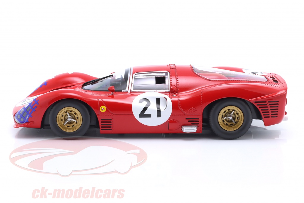 WERK83 1:18 Ferrari 330 P3 Coupé #21 24h LeMans 1966 Bandini, Guichet ...