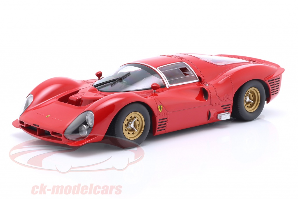 WERK83 1:18 Ferrari 330 P3 Coupé Plain Body Edition 1966 red W18022003 ...