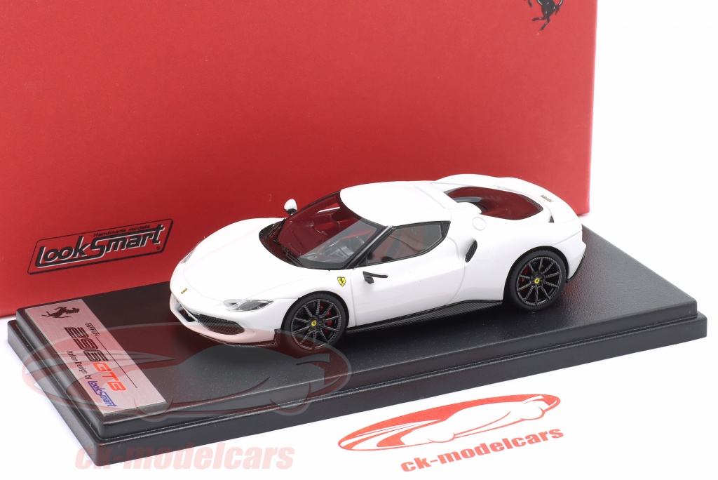 LookSmart 1:43 Ferrari 296 GTB Byggeår 2022 cervino hvid LS533D model ...