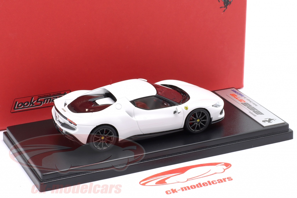 LookSmart 1:43 Ferrari 296 GTB Byggeår 2022 cervino hvid LS533D model ...