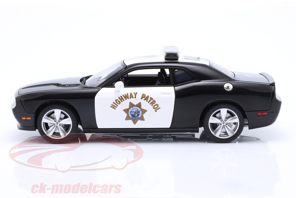 GMP 1:18 Dodge Challenger SRT8 Highway Patrol year 2009 black / white ...