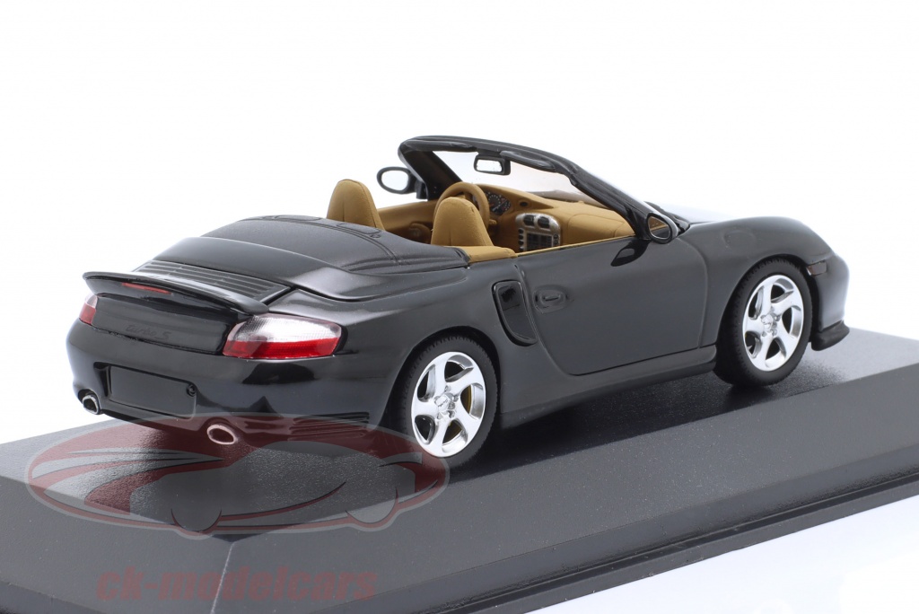 Minichamps 1:43 Porsche (996) Turbo convertible year 2003 dark green ...