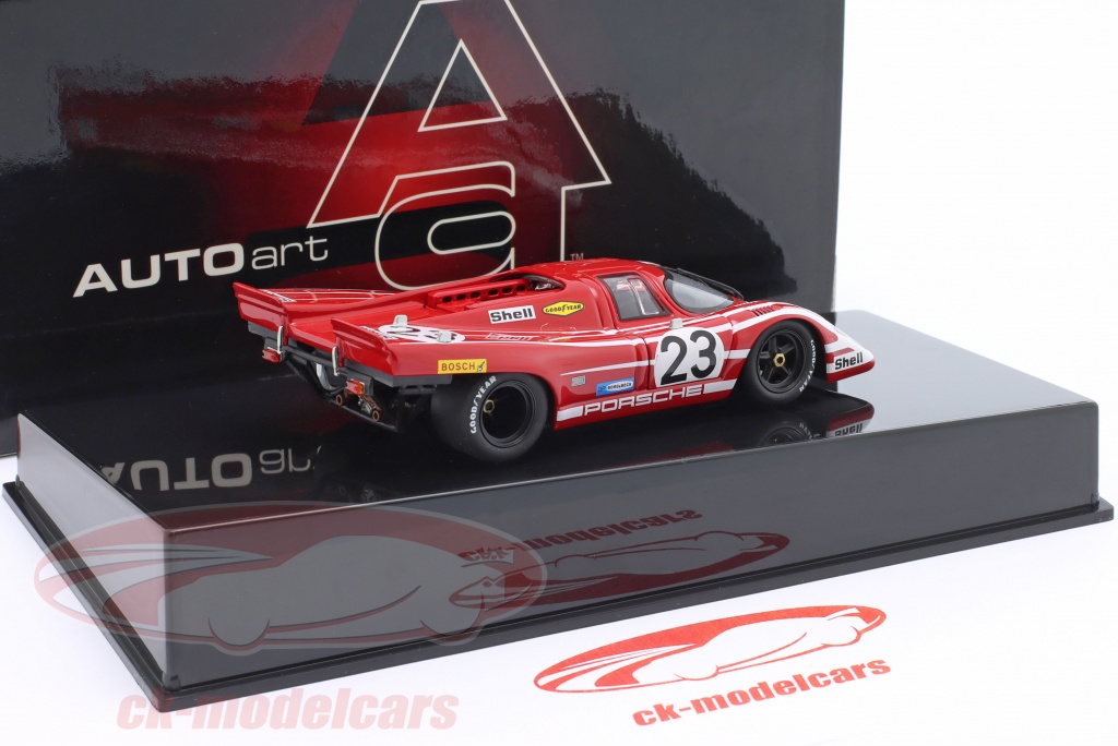 AUTOart 1:43 Porsche 917K #23 winnaar 24h LeMans 1970 Attwood, Herrmann ...