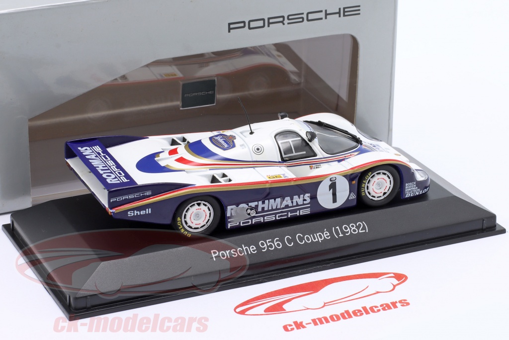 Minichamps 1:43 Porsche 956 LH #1 gagnant 24h LeMans 1982 Ickx, Bell ...