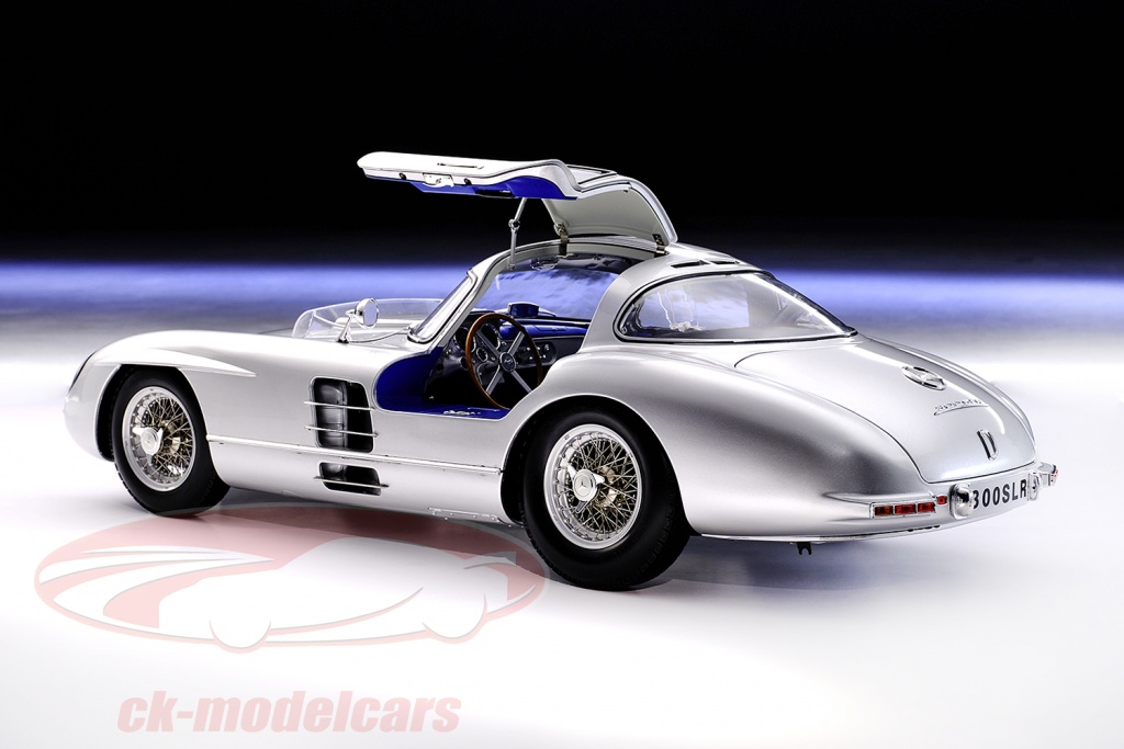 LeGrand 1:8 Mercedes-Benz 300 SLR Uhlenhaut Coupe year 1955 Kit silver ...