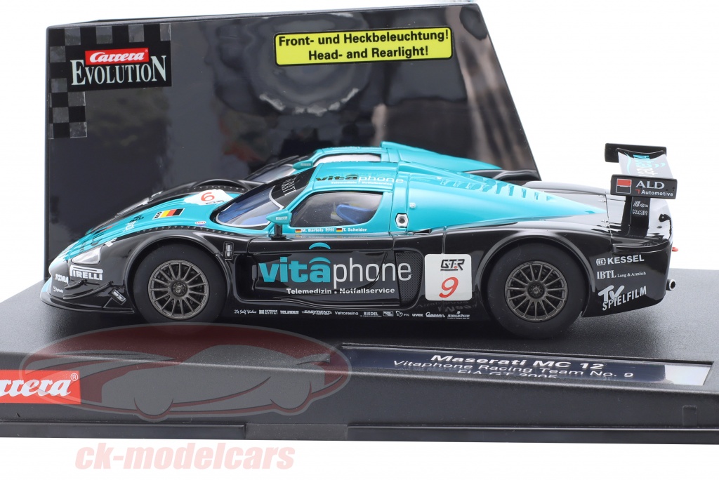 Carrera 1:32 Maserati MC 12 SlotCar #9 FIA GT 2005 Vitaphone Racing ...