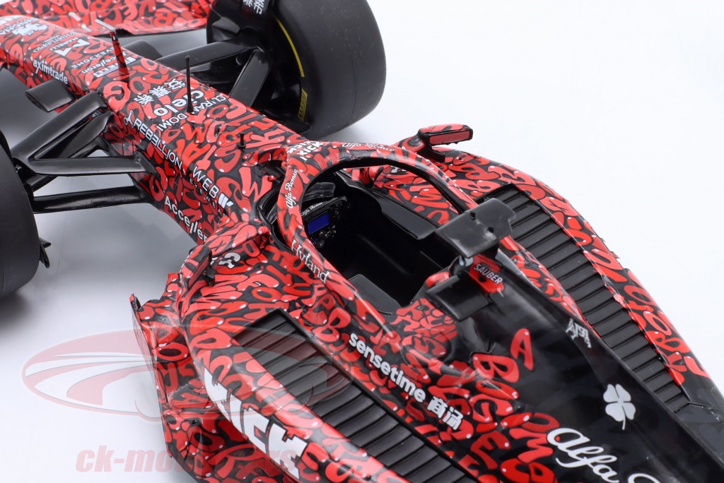 Solido 1:18 Alfa Romeo F1 Team X BOOGIE Art Car 2023 red / black ...