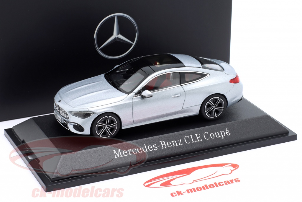Norev 1:43 Mercedes-Benz CLE Coupe (C236) year 2023 high-tech silver B66960594 model car B66960594