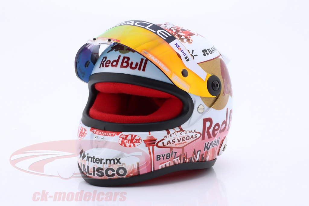 Schuberth 1:2 S. Perez Red Bull Racing #11 3e Las Vegas GP formule 1 2023 helm SP-MH-2-2023-LV ...