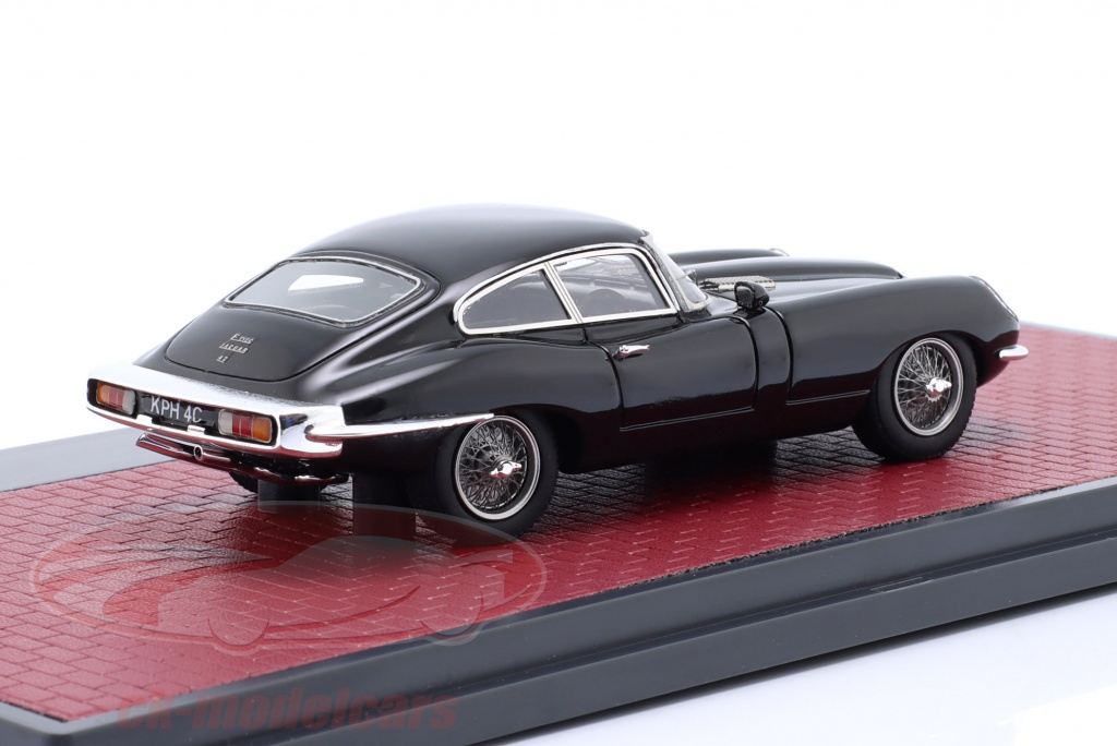 Matrix 1:43 Jaguar E-Type Coombs Italsuisse Frua Coupe year 1966 black ...