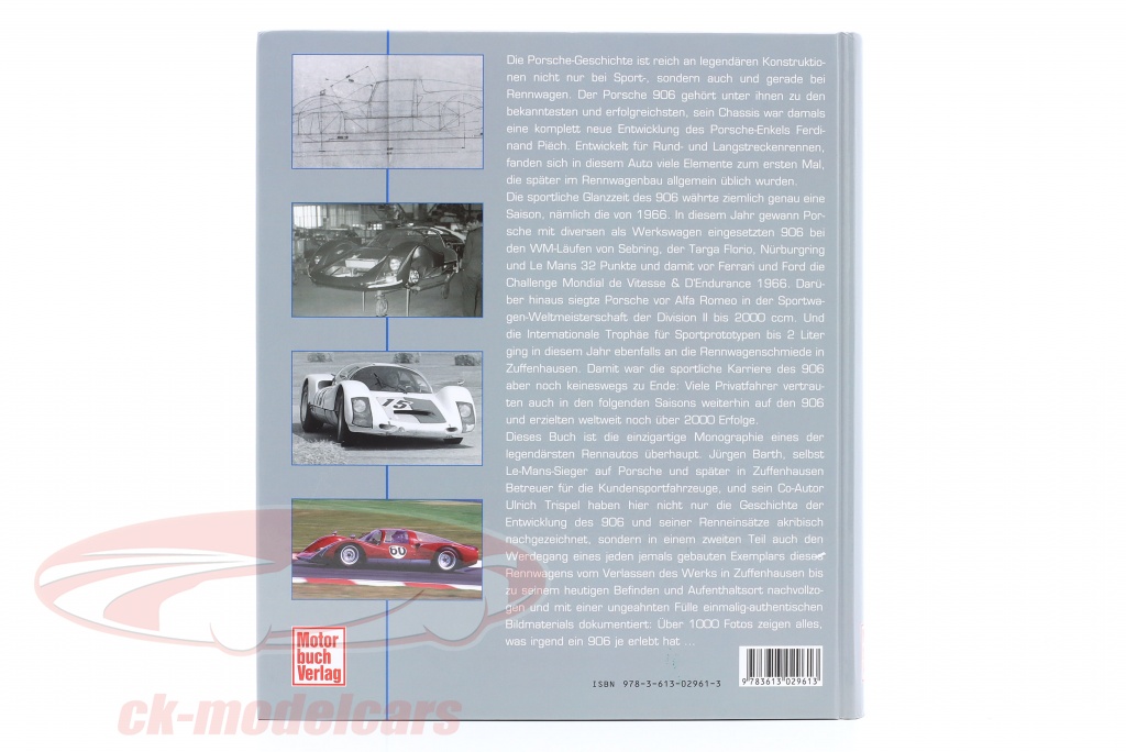 Buch: Porsche 906 Die komplette Dokumentation 978-3-613-02961-3 978-3-613-02961-3 9783613029613