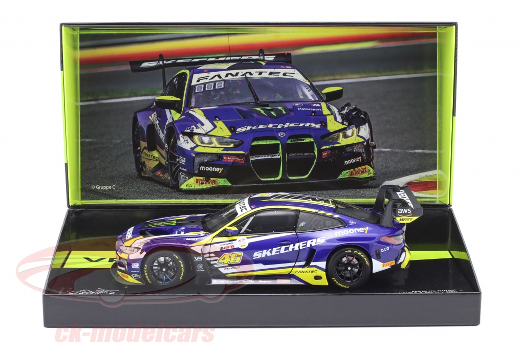 Minichamps 1:18 BMW M4 GT3 #46 6th 24h Spa 2023 Farfus, Martin, Rossi 113232646 model car ...